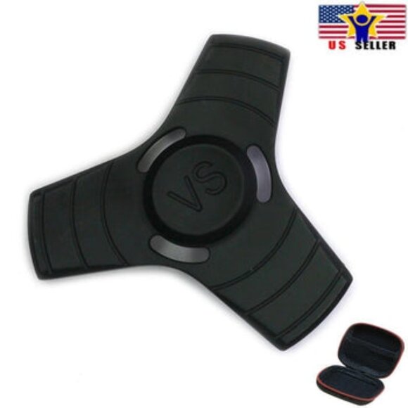 Diona j | Toys | Case Tri Three Arm Metal Black Fidget Spinner Premium ...